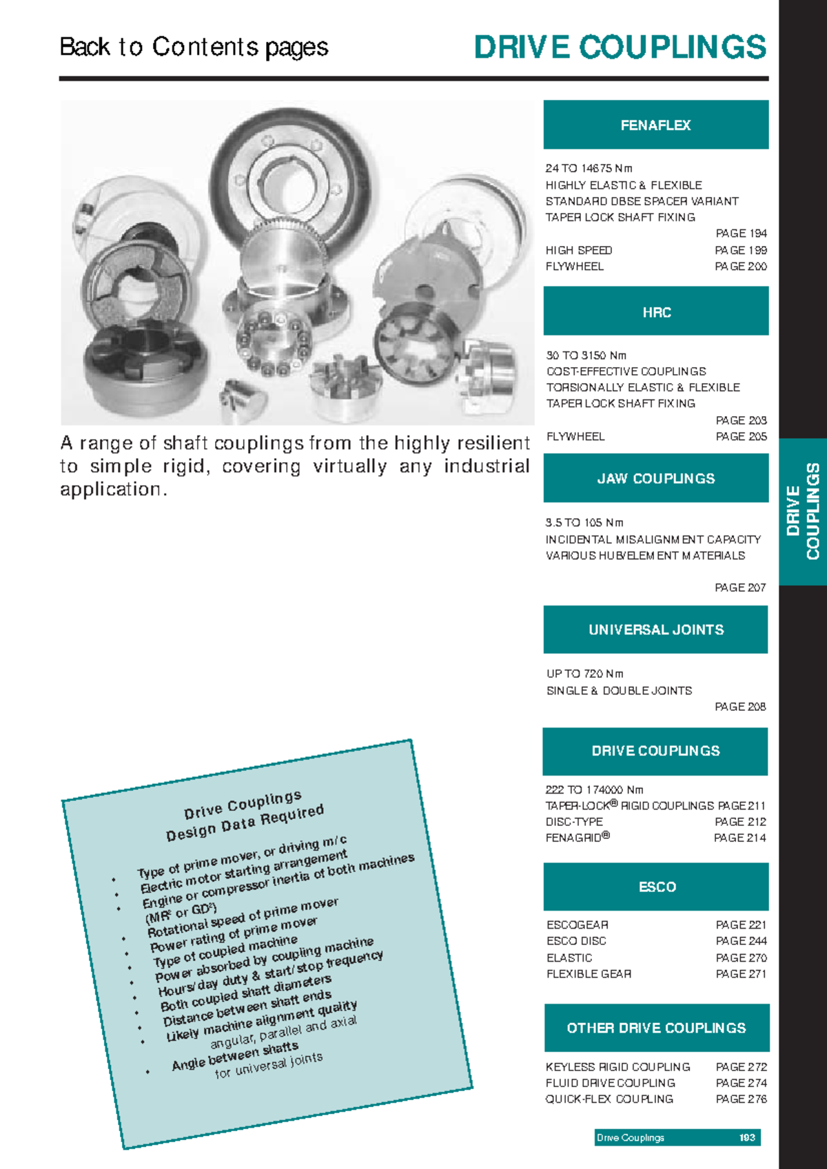 Drivecouplings - DRIVE COUPLINGS 222 TO 174000 Nm TAPER-LOCK® RIGID ...