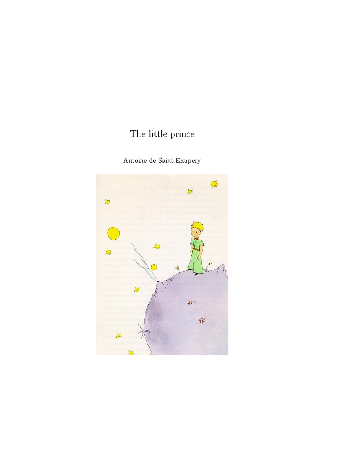 The little prince ( PDFDrive ) - The little prince Antoine de Saint ...