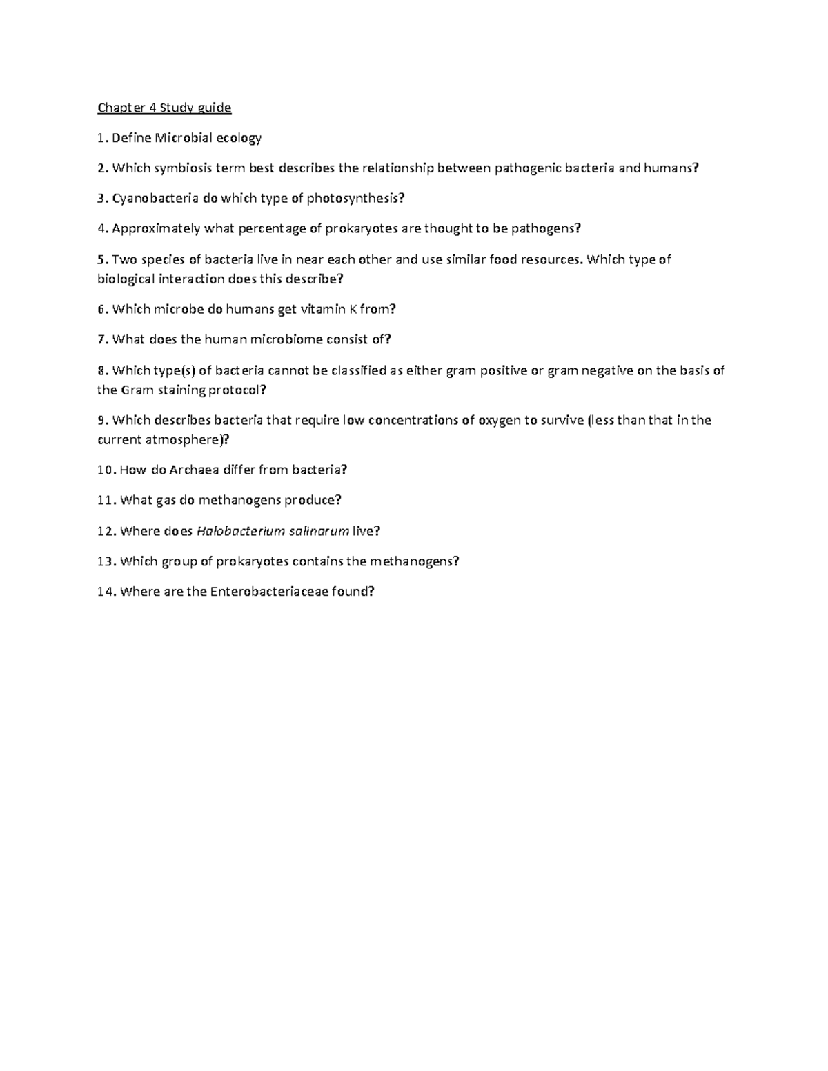 Chapter 4 Study guide - kmkmkmlkmol - Chapter 4 Study guide Define ...