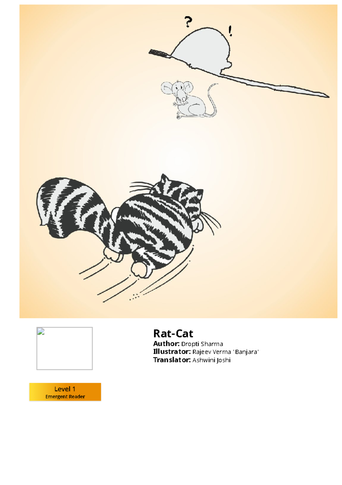 Rat Cat – Early Reader - rat book - Rat-Cat Author: Dropti Sharma ...