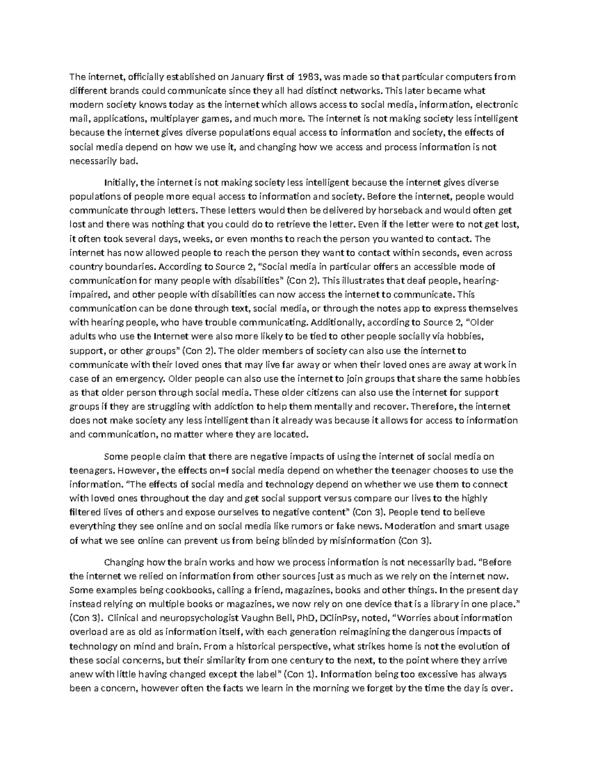 Is the internet making us stupid copy - The internet, officially ...