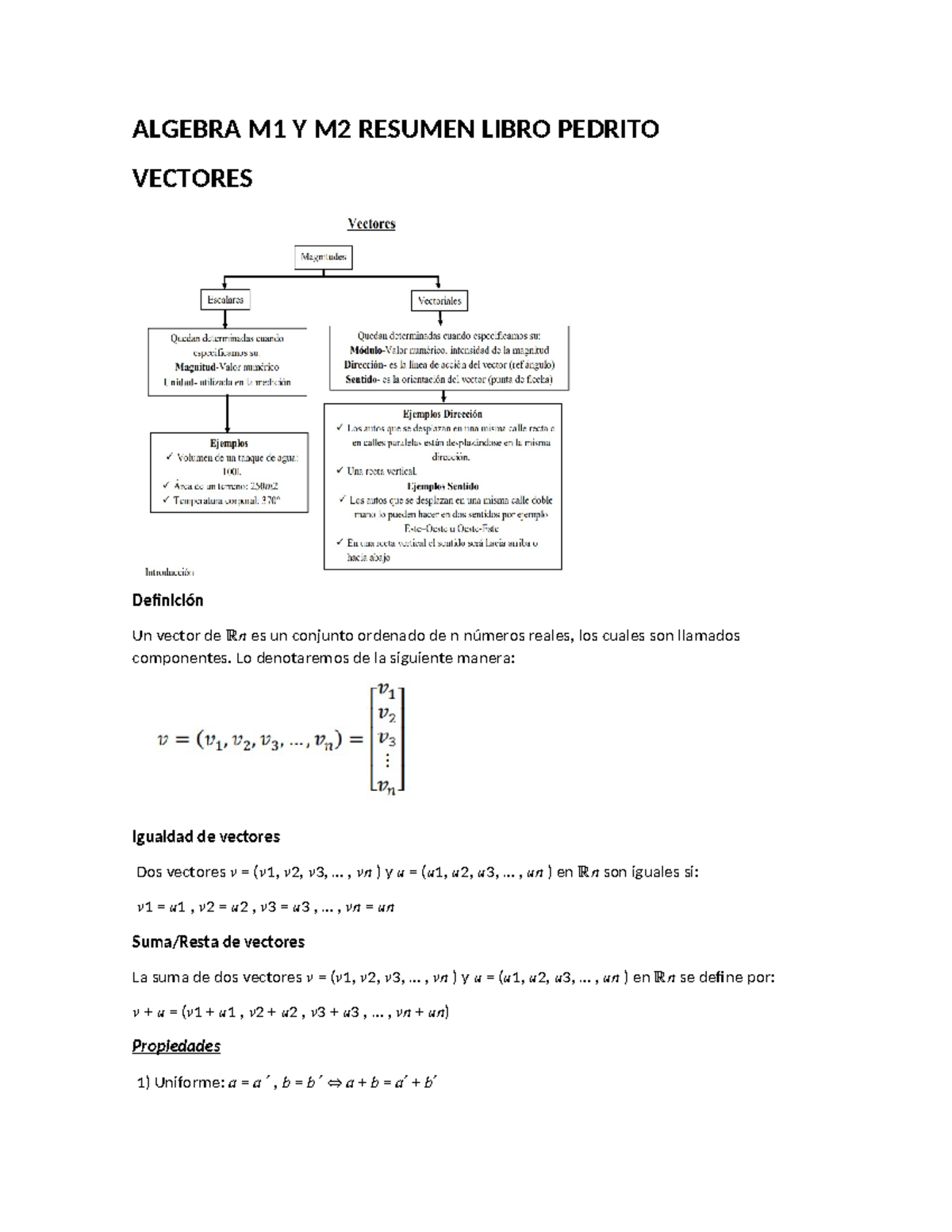 Algebra M1 Y M2 Resumen Libro utn - ALGEBRA M1 Y M2 RESUMEN LIBRO ...