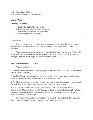 Lesson 1. Constitutional Framework of Labor - Notre Dame of Jolo ...