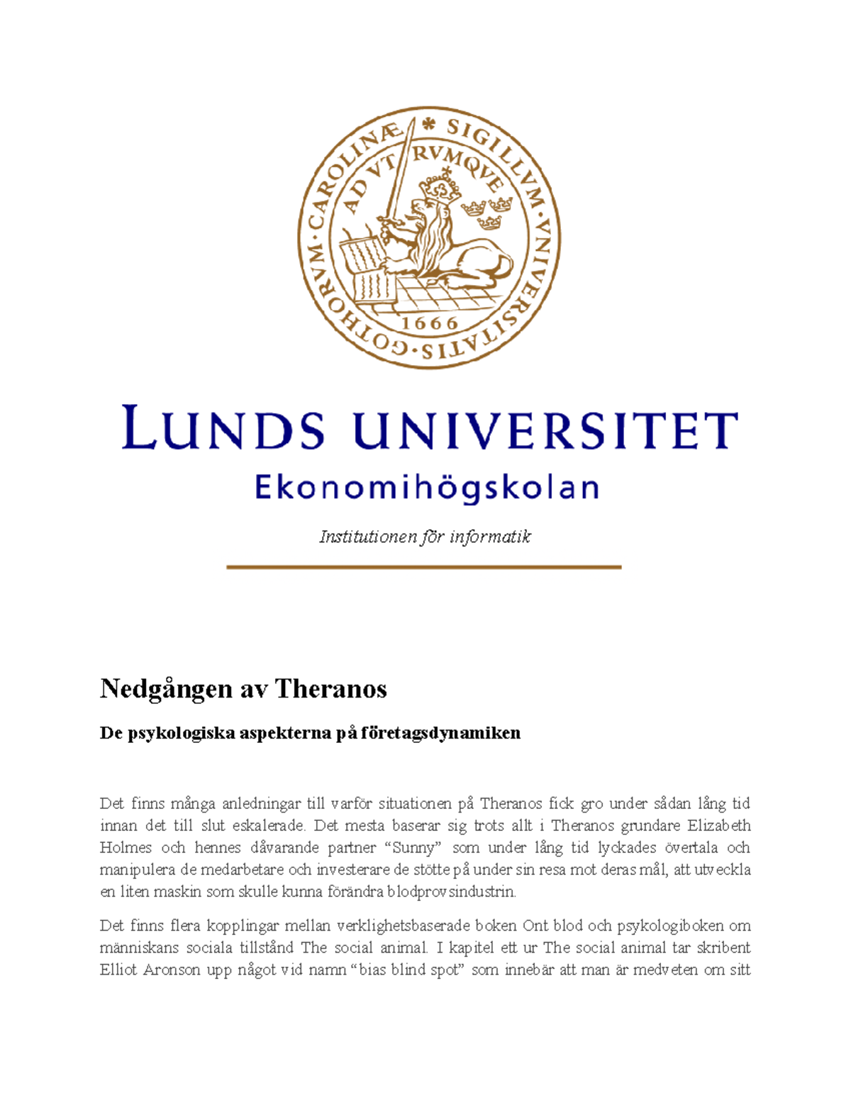 Theranos - Det mesta baserar sig trots allt i Theranos grundare Elizabeth Holmes och hennes ...