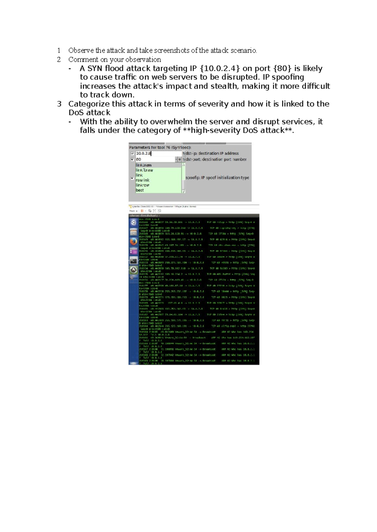 Master Ali M Ali - 48730 - Wed 13-00 - Week 5 - 1 Observe the attack ...