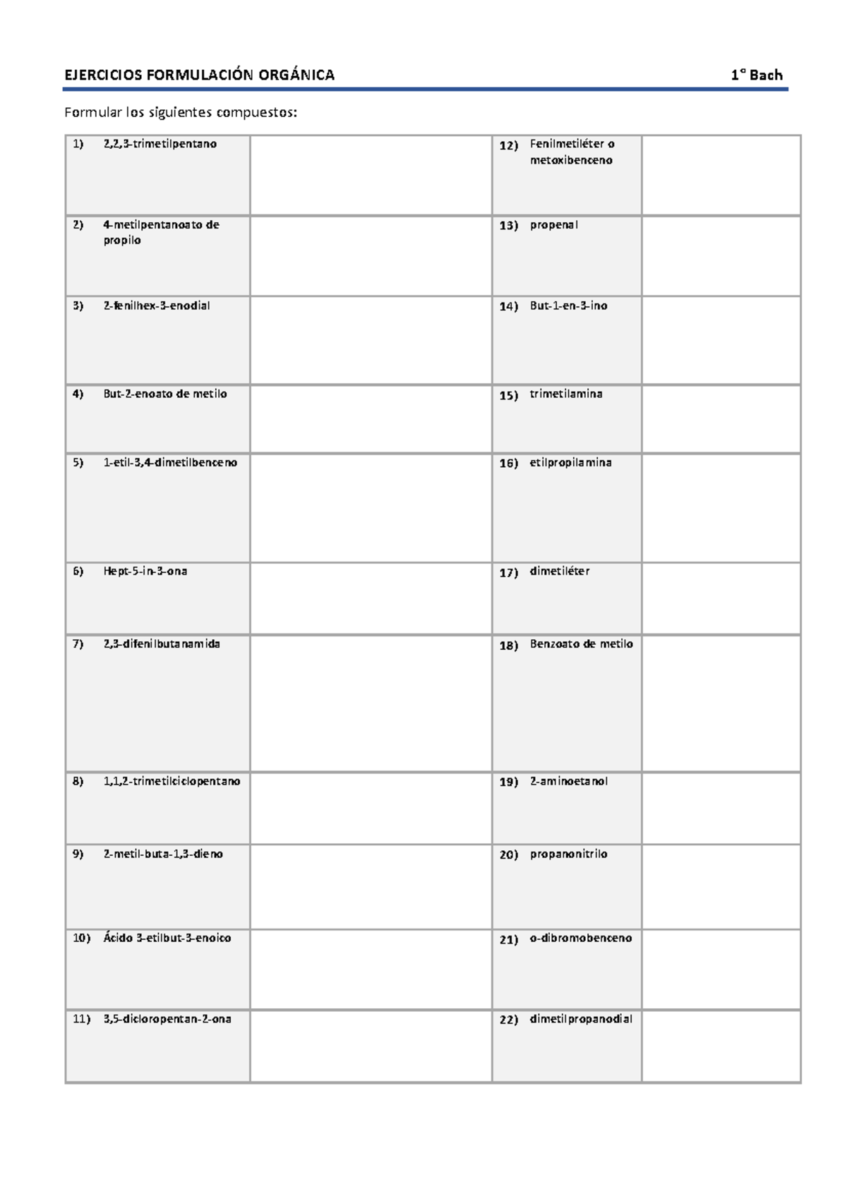 Ej organica soluc - ficha de ejercicios de química orgánica resueltos ...