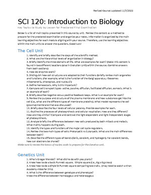 Biology Study Guide: Cell Genetics Evolution and Plant & Animal ...