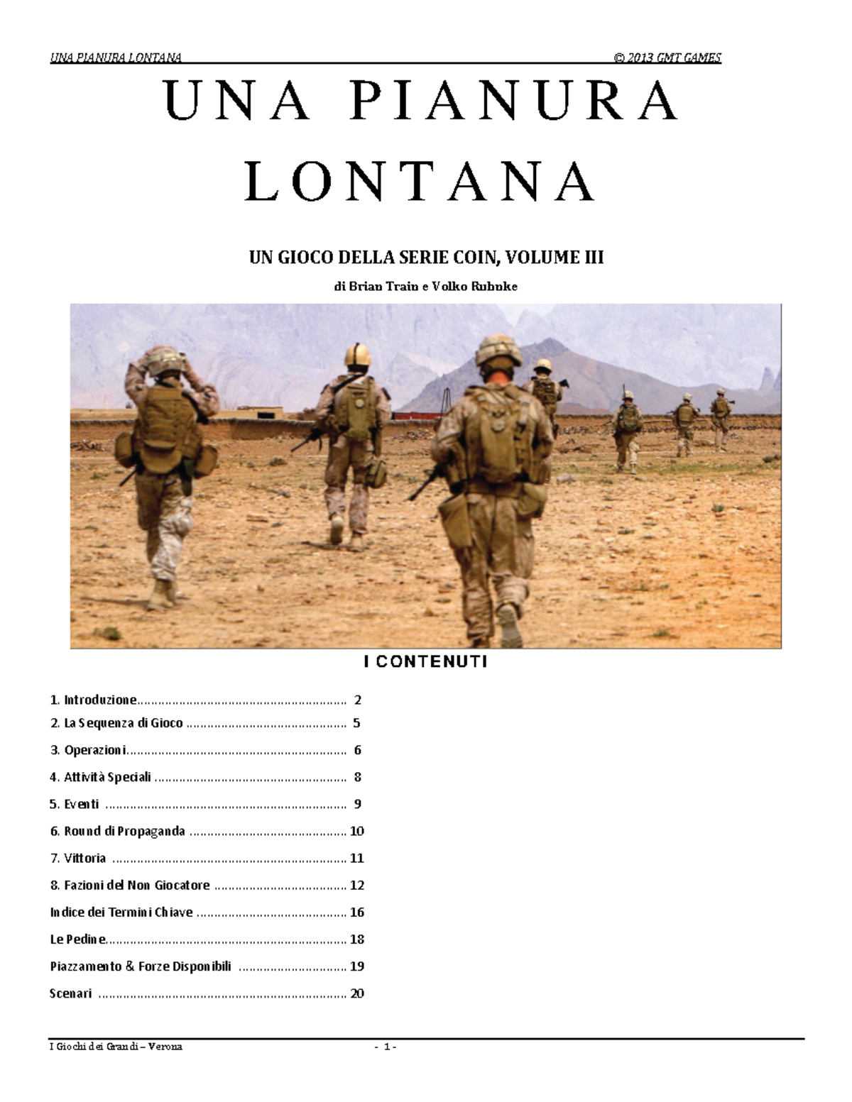 A Distant Plain ITA - A clear desciption of a famous educative game - U ...