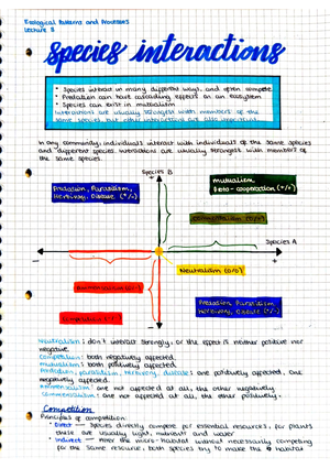 Ecological pattern and processes - Ecological patterns and process ...