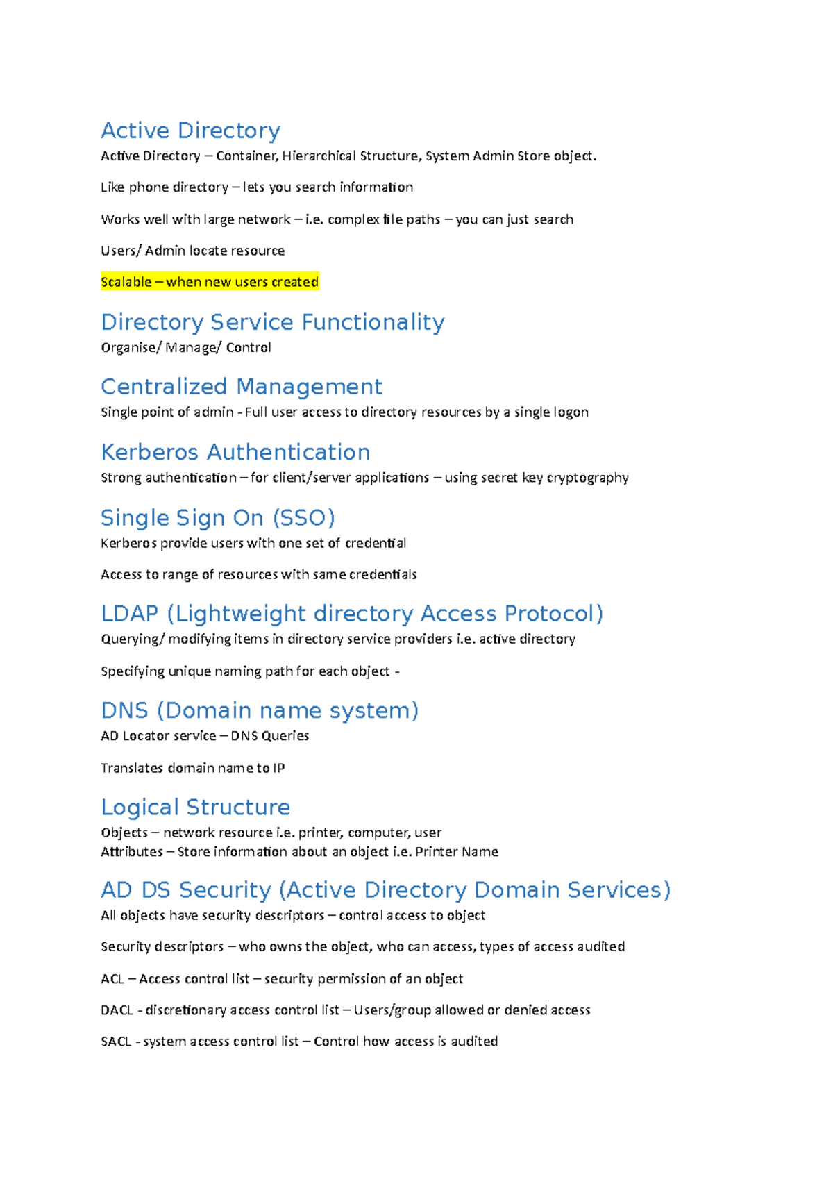 Active Directory - Active Directory Active Directory – Container ...