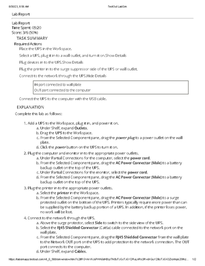 Test Out Lab Sim 2 - jknojo - Question 1: Correct Timothy works in the ...