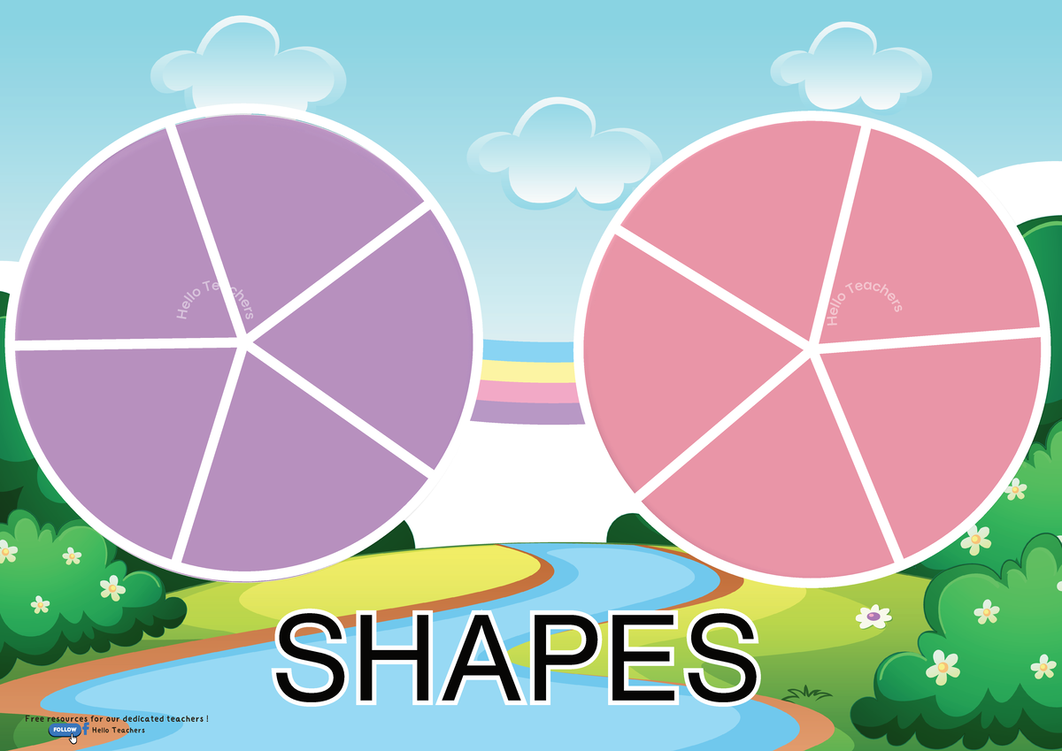 Shapes Matching Spinner - Art Appreciation - Hello Teachers Free ...