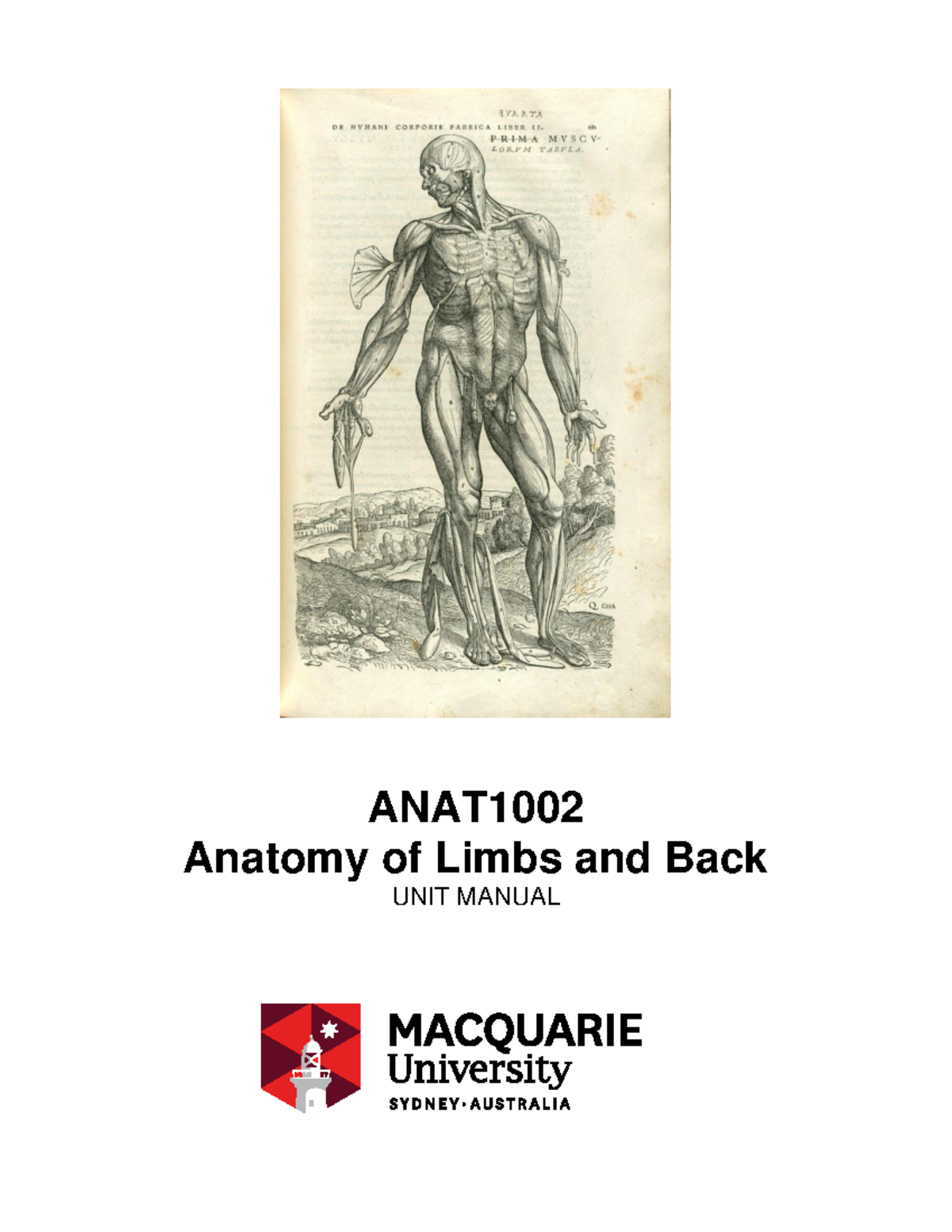 ANAT1002 Unit Manual Session 1 2021 complete - ANAT1002 - MQ - Studocu