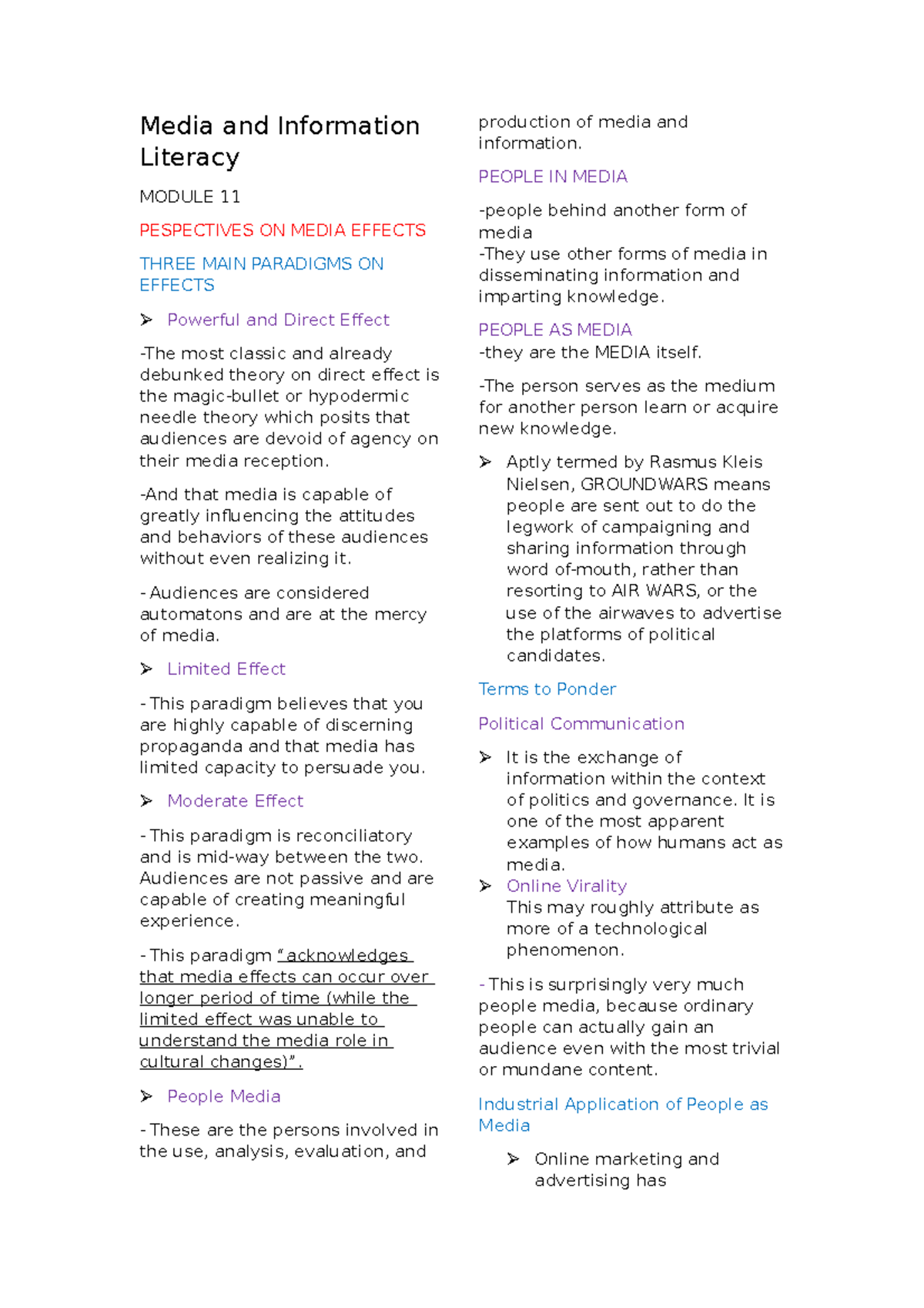 Reviewers FOR Finals Revise Version - Media and Information Literacy ...
