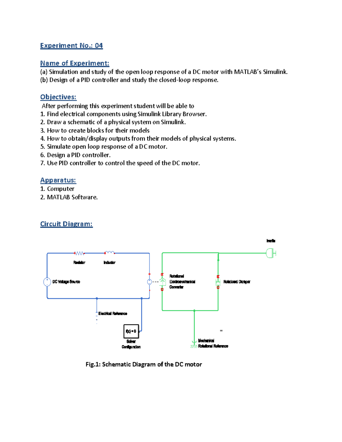 Lab3 - control system - Experiment No.: 04 Name of Experiment: ;a ...