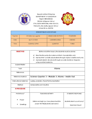 Biological Levels 7 2ND Quarter - Republic of the Philippines ...