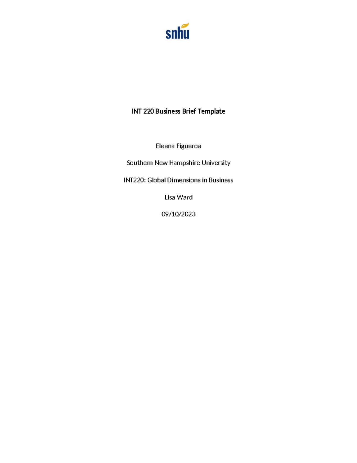 INT 220 Business Brief Template (2)TRUE - INT 220 Business Brief ...