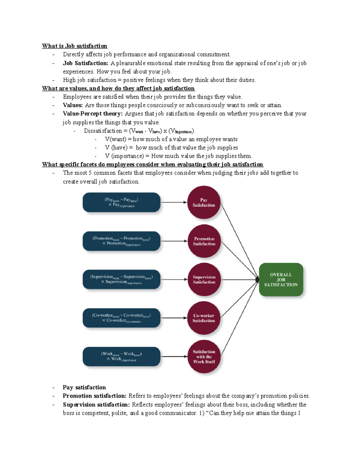 Chapter 5 - Job Satisfaction - What is Job satisfaction - Directly ...