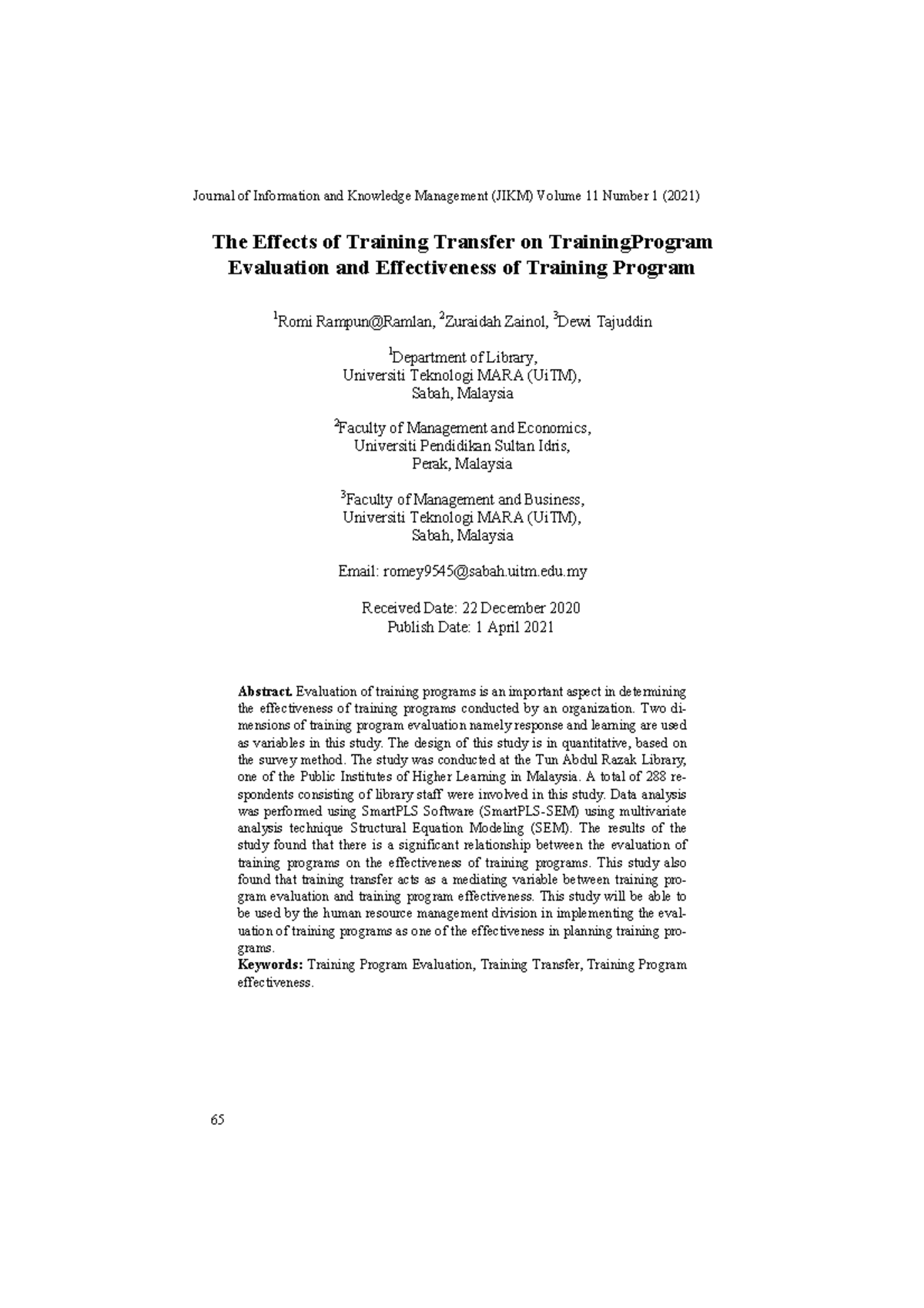 1115 - fjgj - Journal of Information and Knowledge Management (JIKM ...