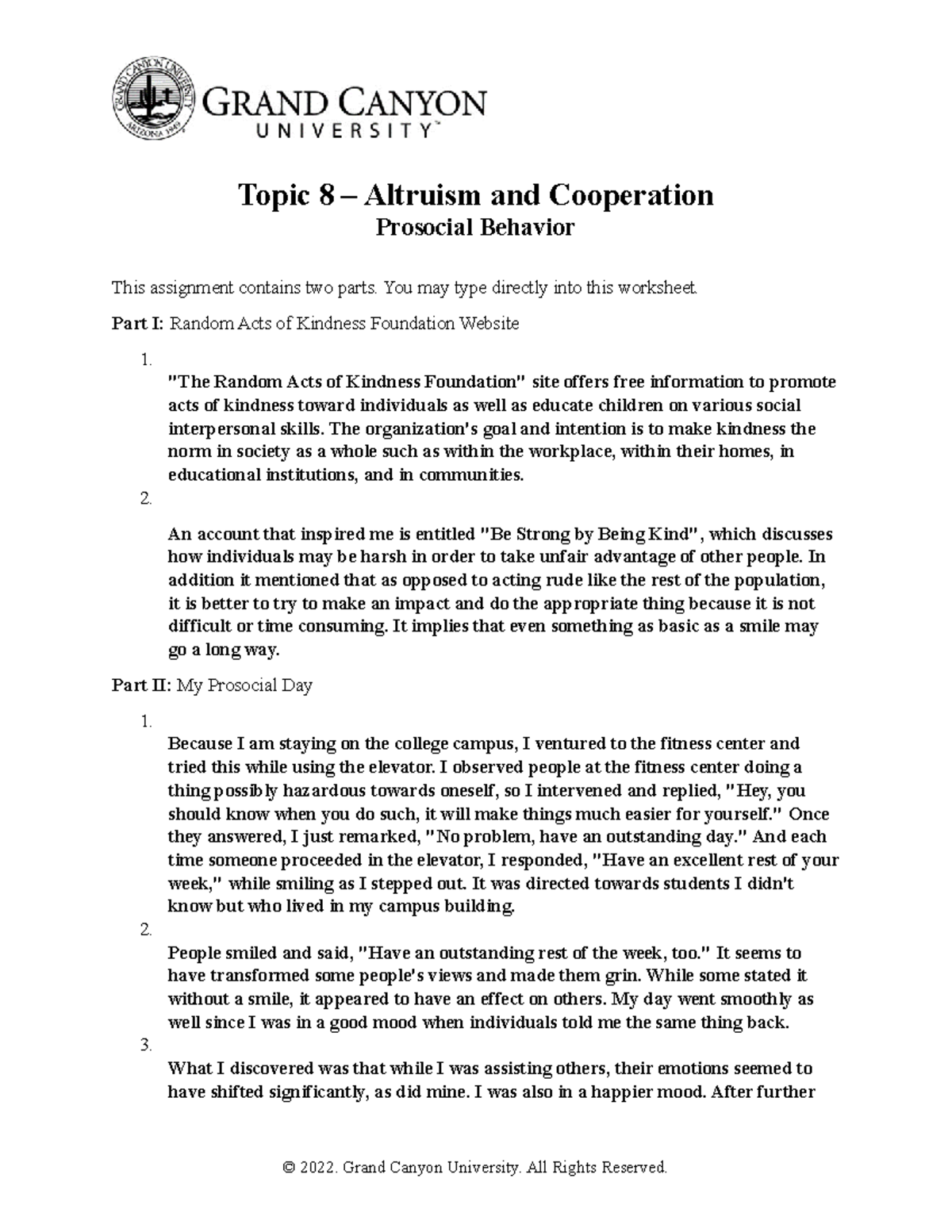 PSY-362-RS-T8-Prosocial Behavior - Topic 8 – Altruism and Cooperation ...