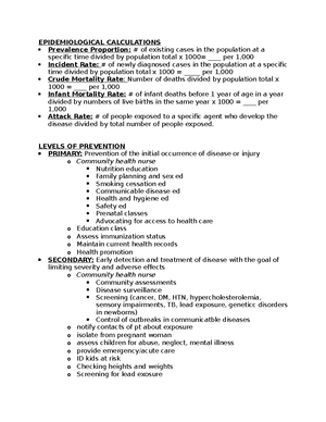 Leadership and Community Health ATI Notes - ATI Capstone Content Review ...