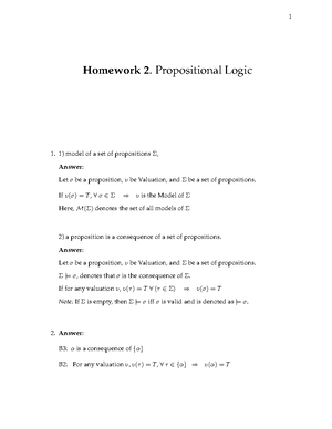 CS 5380 Homework 5 - CS5384 Logic for Computer Scientists by Y Zhang, TTU, Fall 2021 1 Homework ...