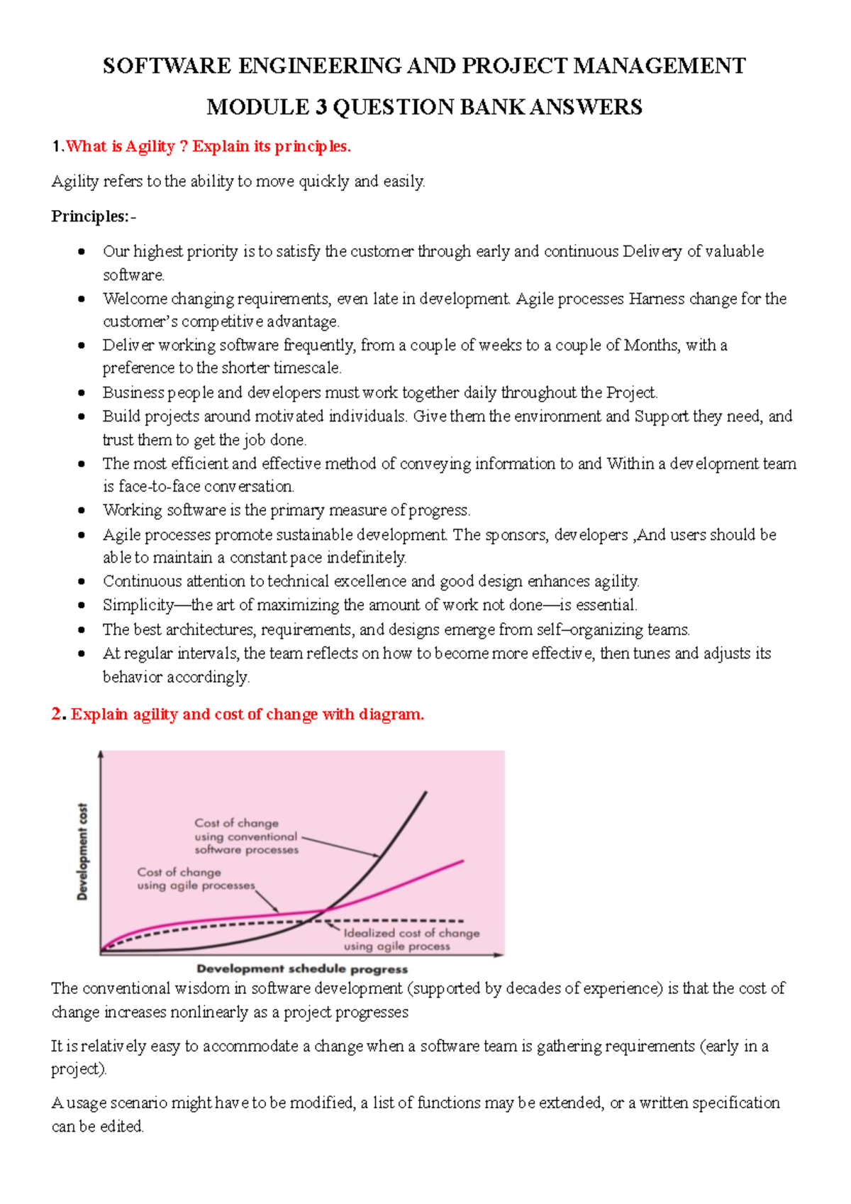HSMC Module 3 question bank answers - SOFTWARE ENGINEERING AND PROJECT MANAGEMENT MODULE 3 ...