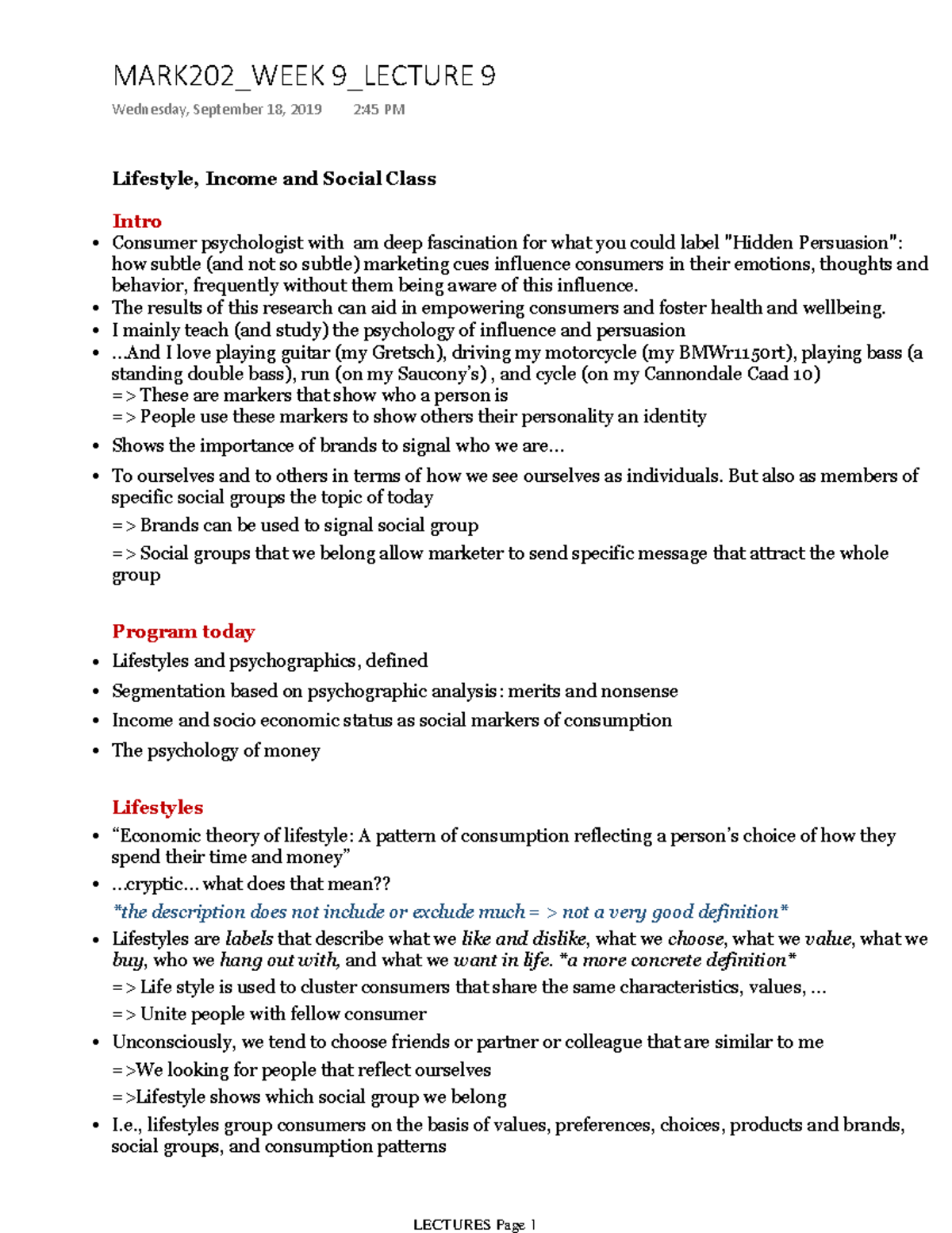 MARK202 WEEK 9 Lecture 9 - Warning: TT: undefined function: 32 Warning: TT: undefined function ...