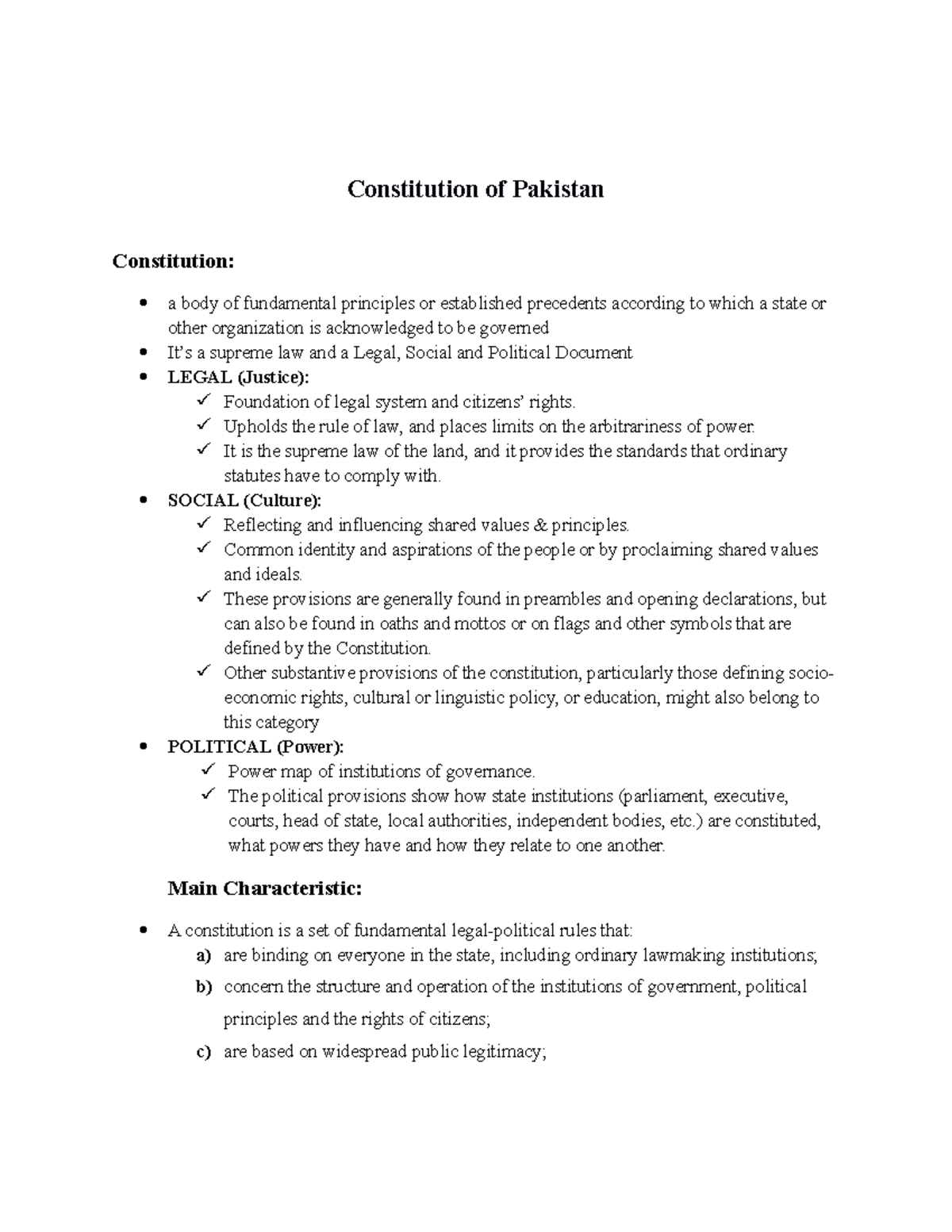 Constitution of Pakistan - Constitution of Pakistan Constitution: a ...