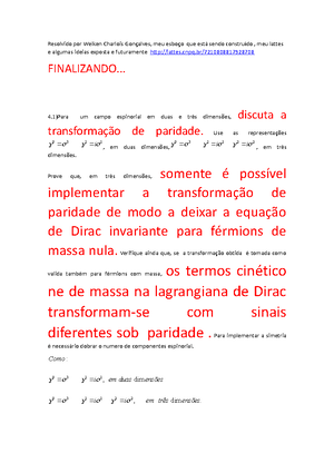 Resolução Séries de Fourier Eugene Butkov Física Matemática Capítulo 4 ...