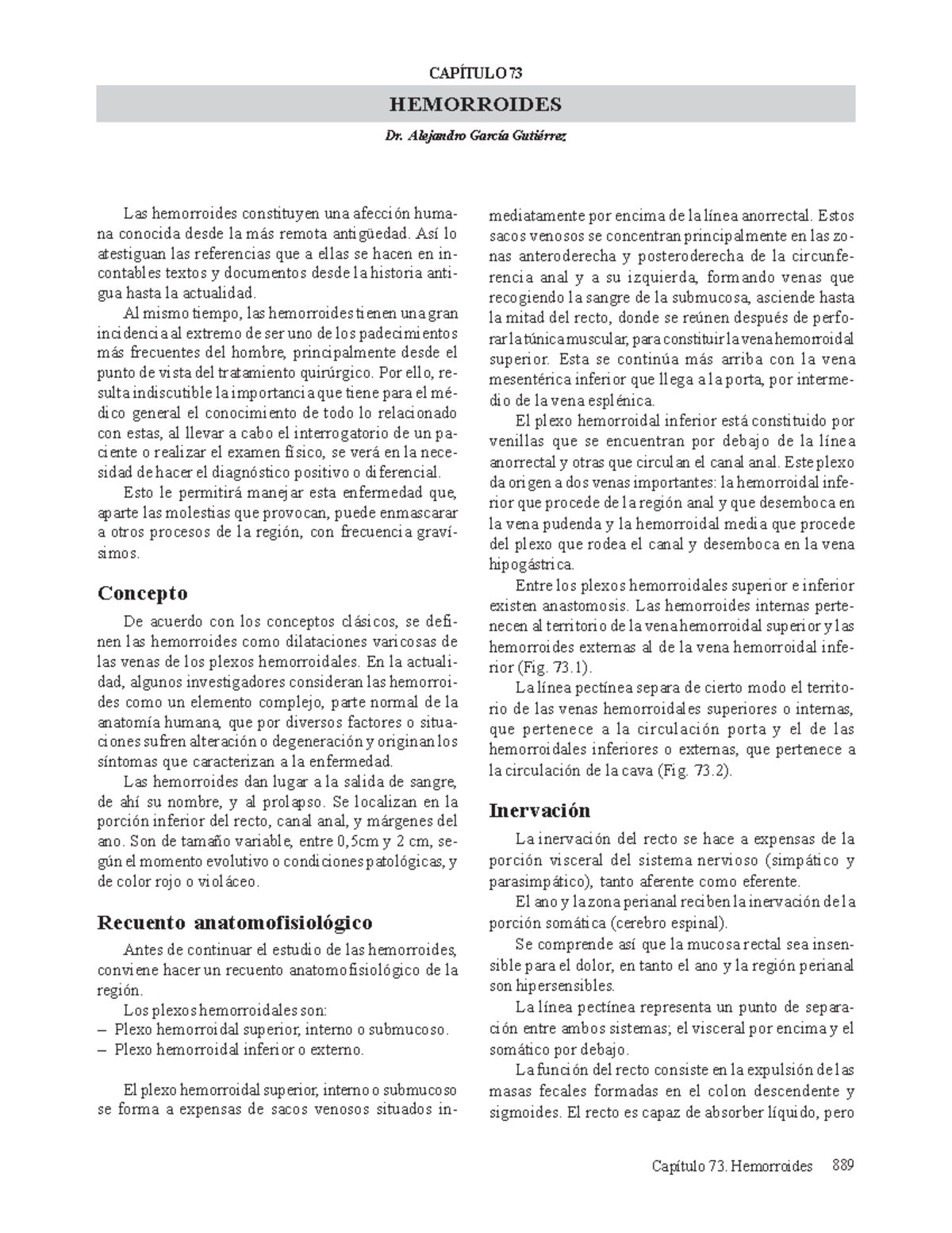 Enfermedad hemoroidal - Capítulo 73. Hemorroides 889 CAPÍTULO 73 ...
