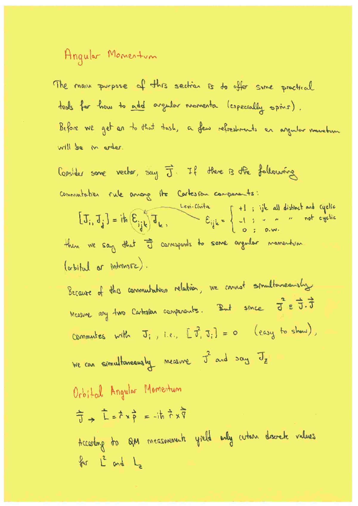 Nuclear physics part-5 Angular momentum - Nuclear Physics Nkj - Studocu