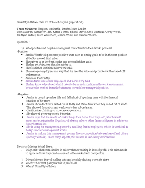 Case Study 3 Central City Museum - Module 3: Central City Museum Case ...