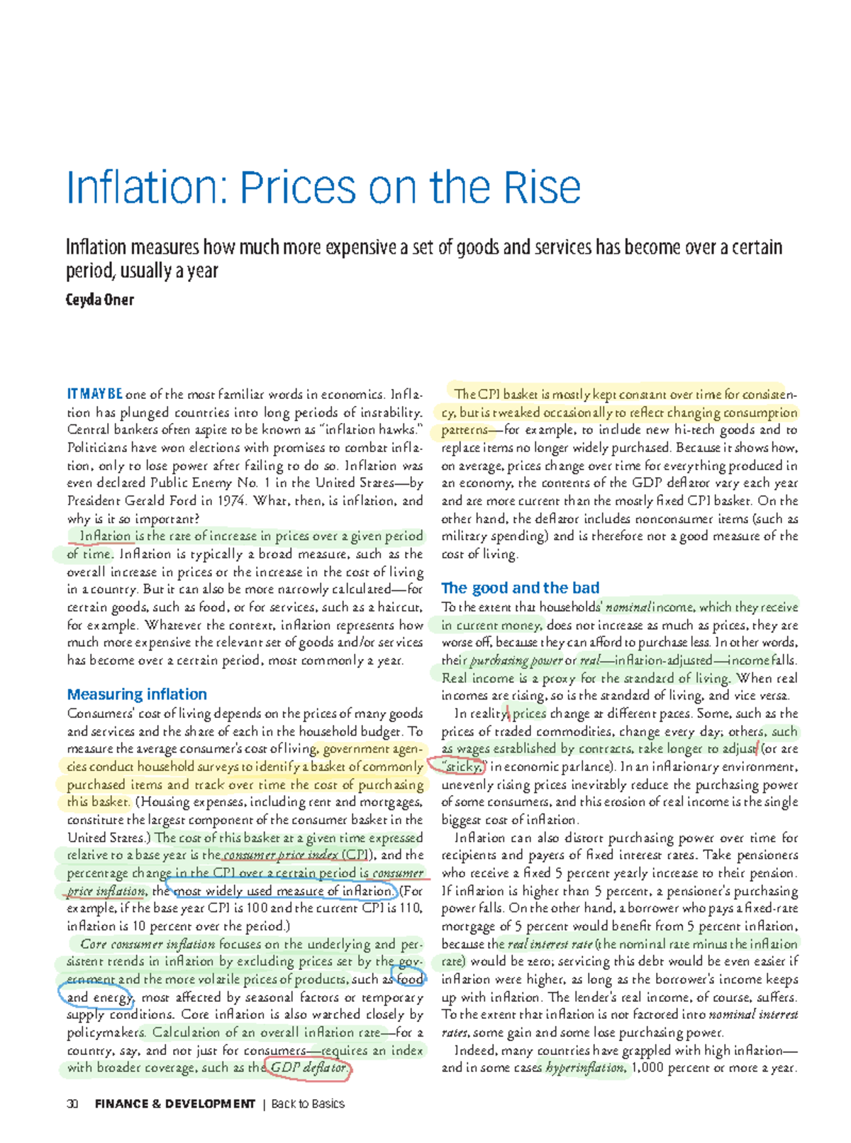 Inflation -Prices-on-the-Rise edited - 30 FINANCE & DEVELOPMENT | Back ...