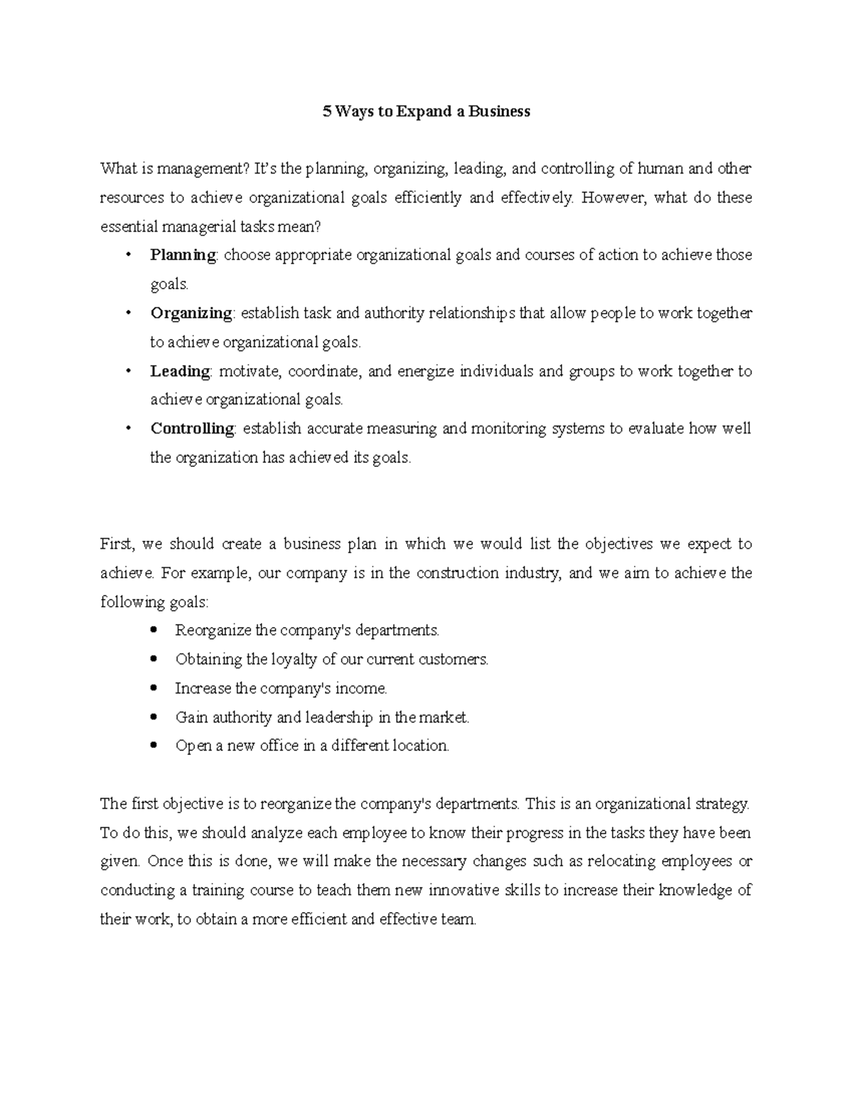 5 Ways to Expand a Business - 5 Ways to Expand a Business What is ...