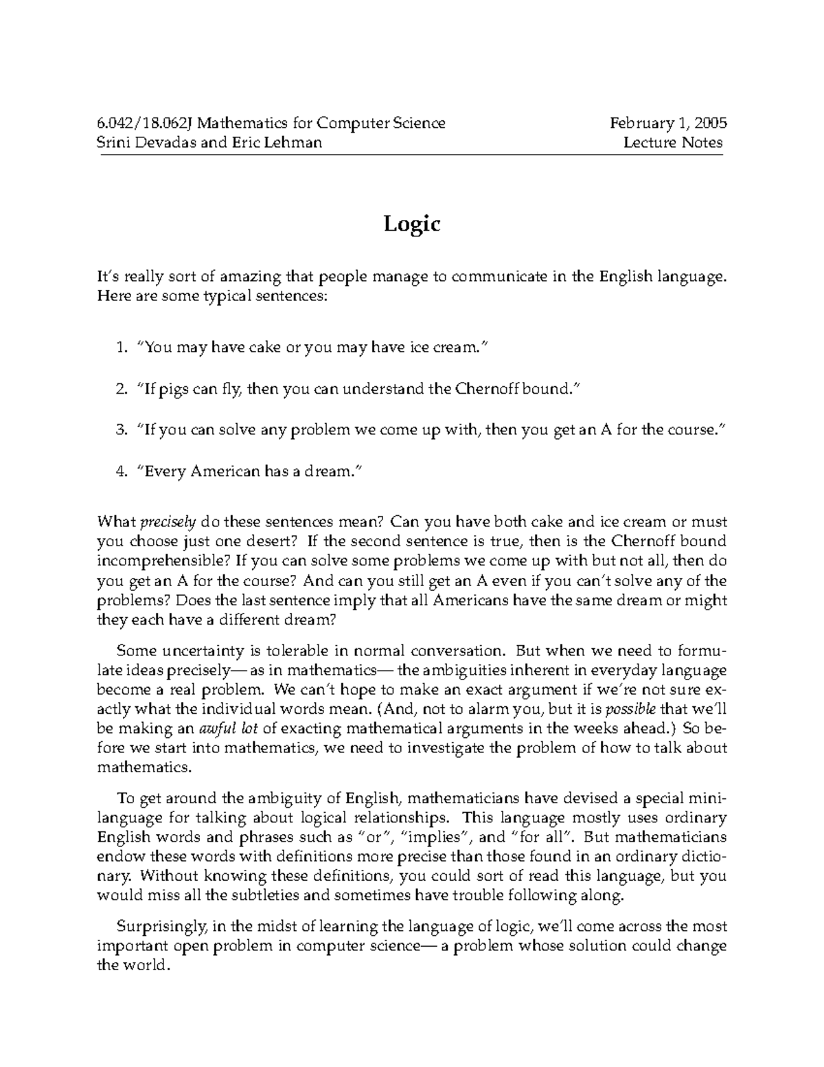 CS202-logic-and-sets lecture notes , course work ,discrete structure ...