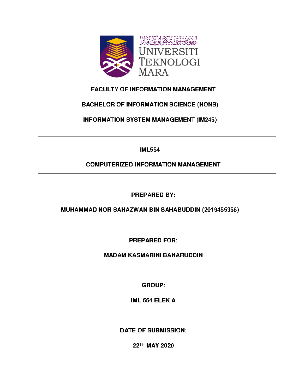 Virtual Visit Library IML 554 - Warning: TT: undefined function: 32 FACULTY OF INFORMATION - Studocu