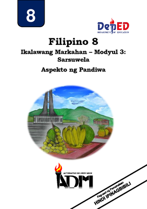 Fil8 Quarter 2 Module 4 - Used in teaching - Filipino 8 Ikalawang ...