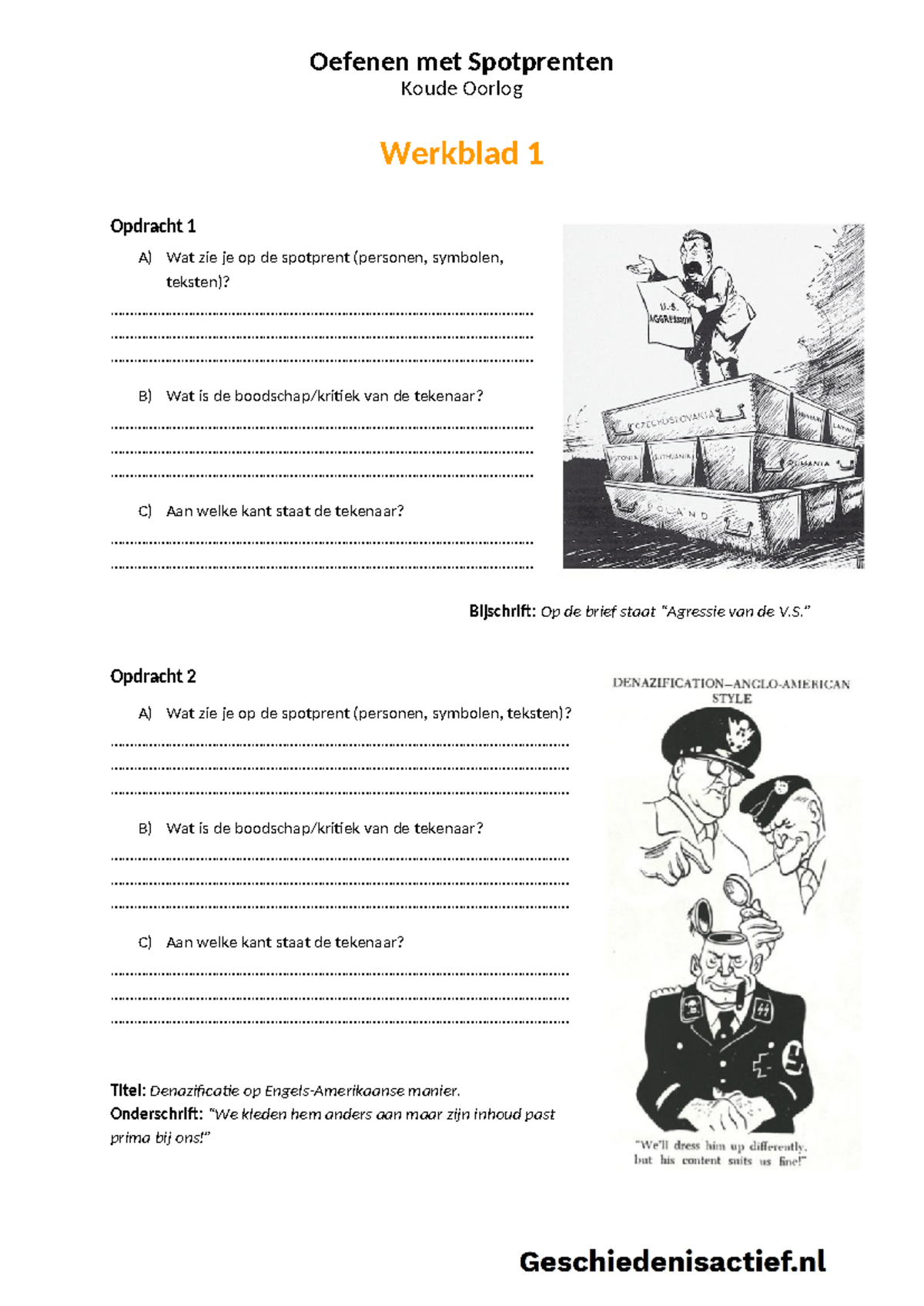 Normal 61c1e3a1ab110 - Koude Oorlog Werkblad 1 Opdracht 1 A) Wat zie je ...