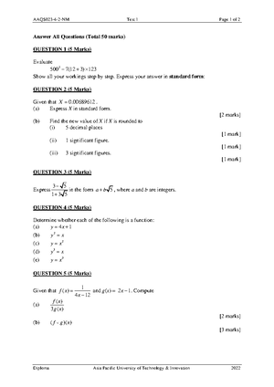 DM-Test(Q) - math - AAQS007-4-1-DM Test Page 1 of 3 Diploma Asia ...