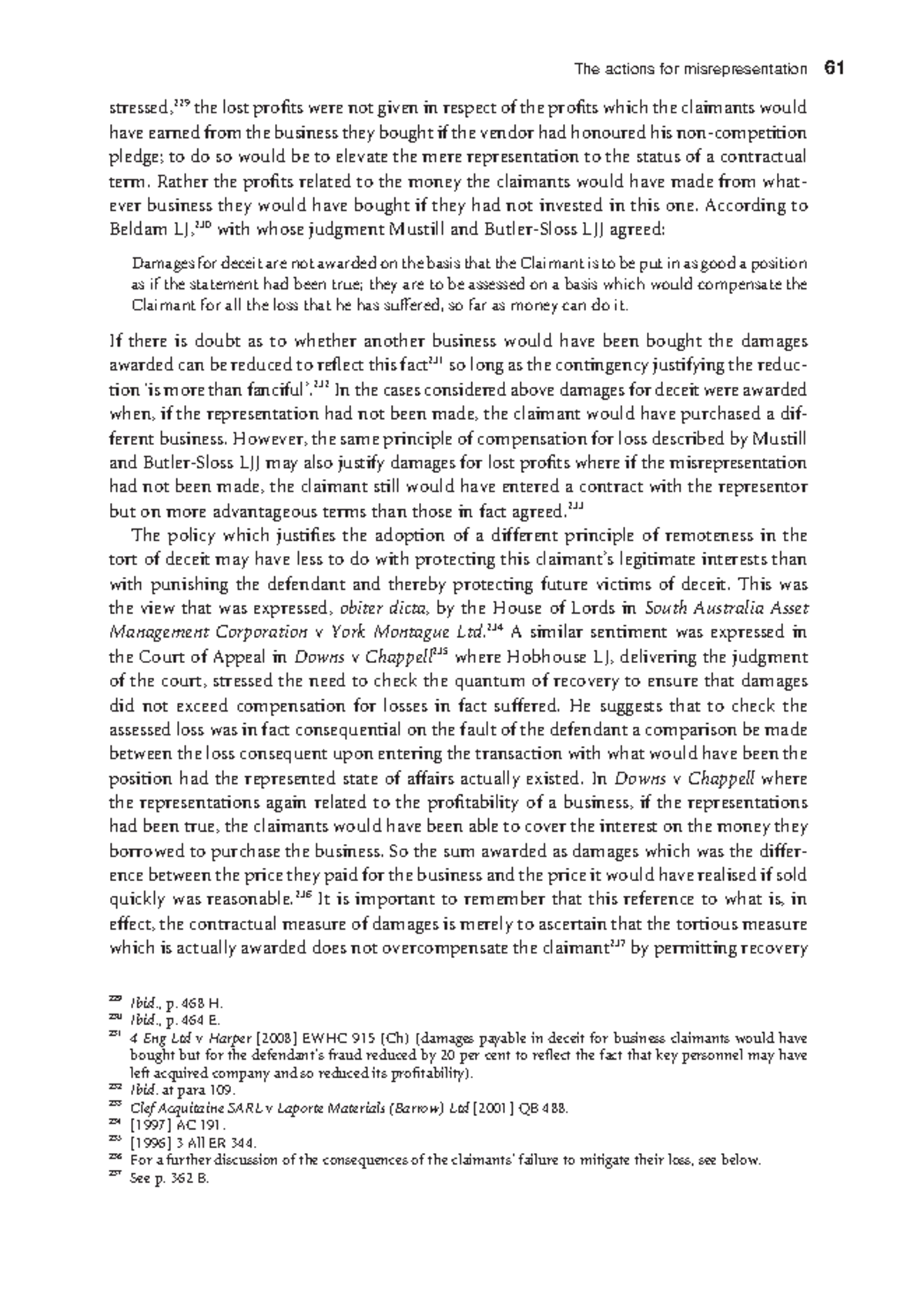 Zlib - n/a - The actions for misrepresentation 61 stressed, 229 the ...