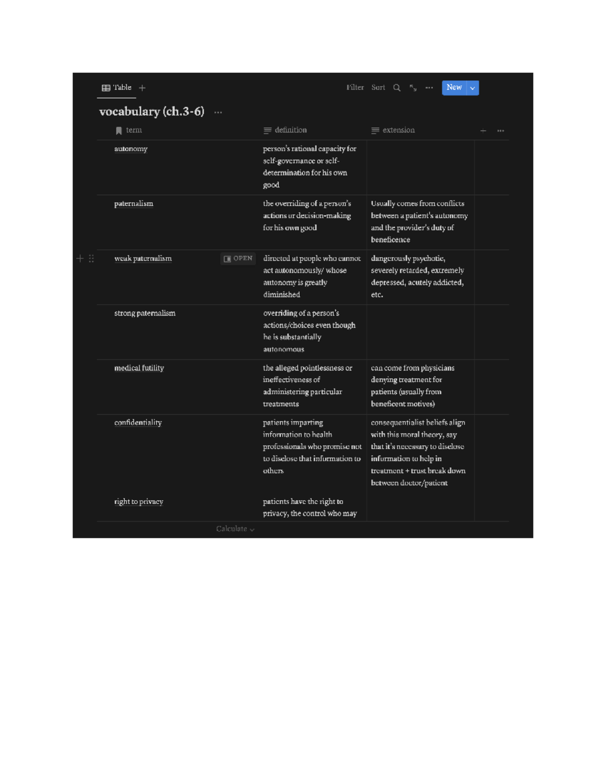 Bioethics- Vaughn, Lewis Chapter 3-6 - BIOE 601 - Studocu