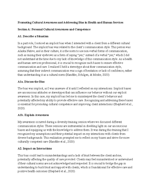 Unit 2, module 2 - Unit 2 – Module 2 Management of Different Client Populations: Introduction ...