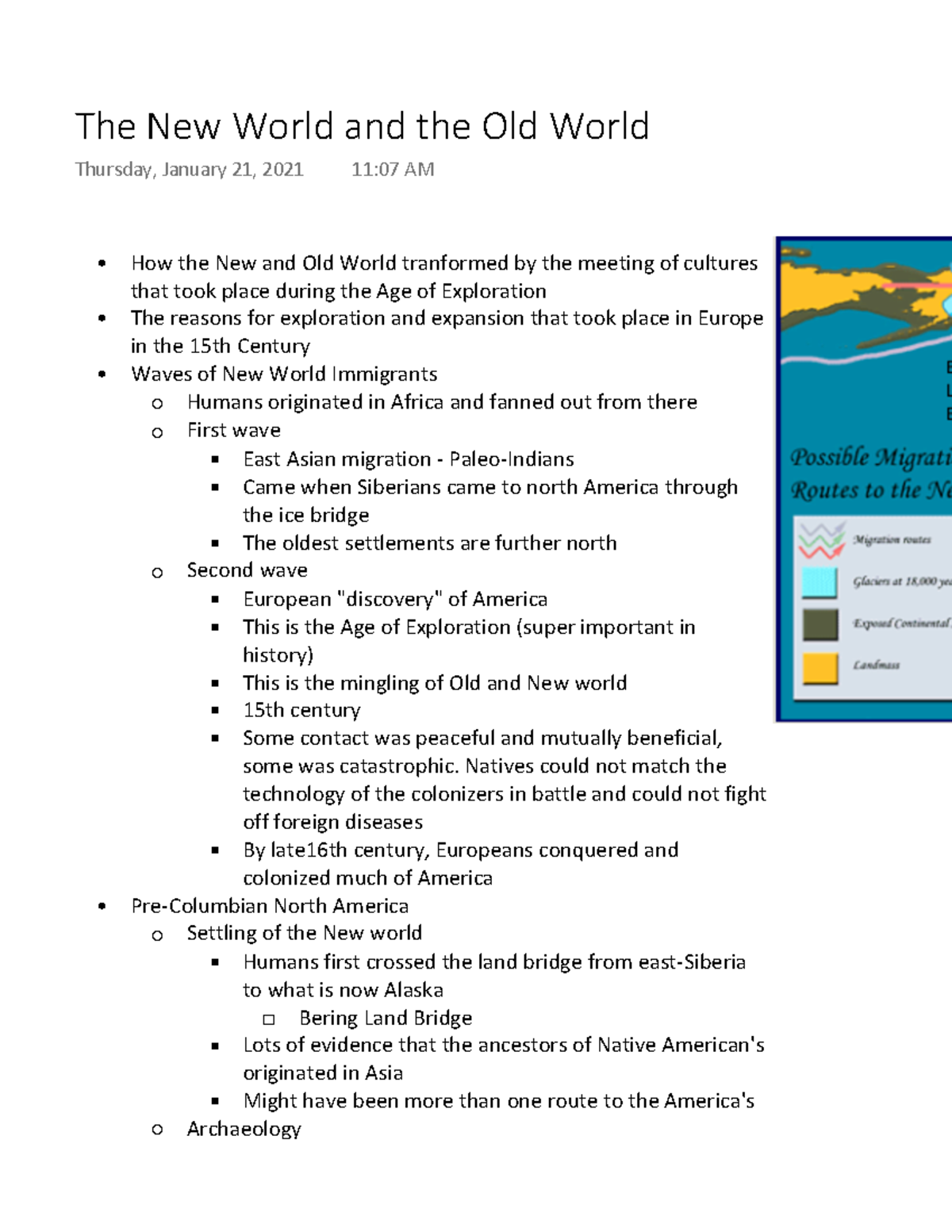 The New World and the Old World - How the New and Old World tranformed ...