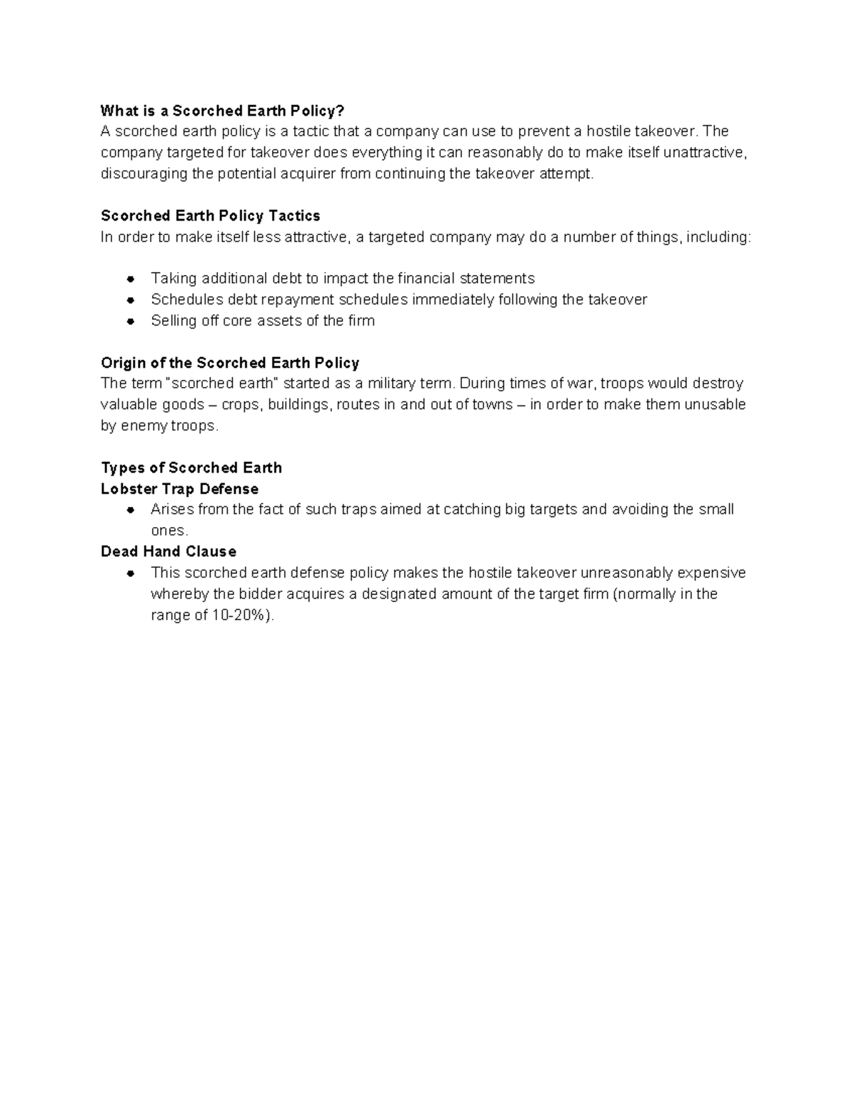 Scorched Earth Method - What is a Scorched Earth Policy? A scorched ...