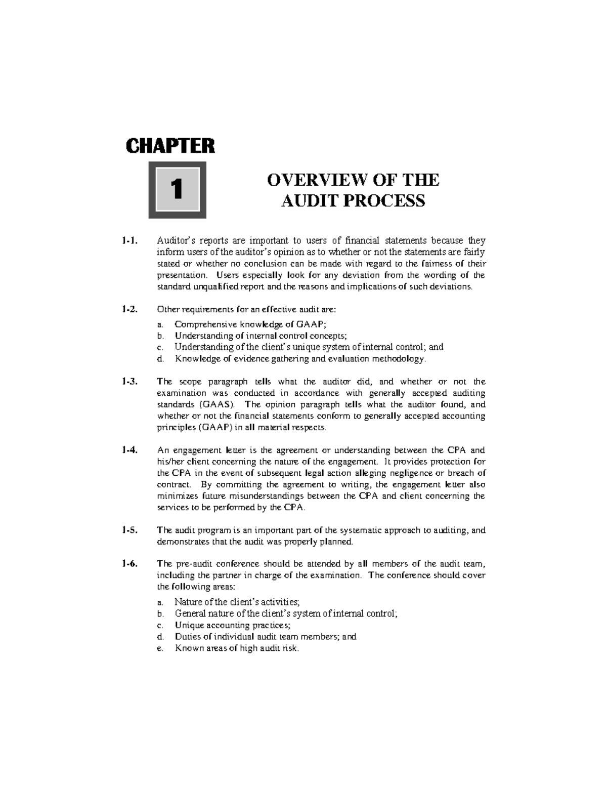 Solution with answer Applied Auditing by Cabrera Chapter 01 - 1- 1 ...