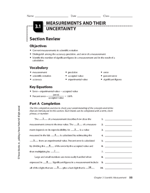 Unit Conversion&Sig Figs&Sci Notation - Name ...
