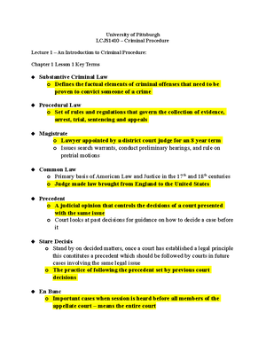 Briefing Cases - Westlaw Article - University of Pittsburgh LCJS1210 ...