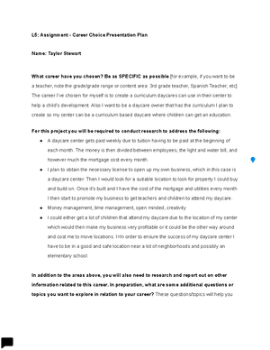 Personality test reflection - Personality Test Reflection Taylor ...