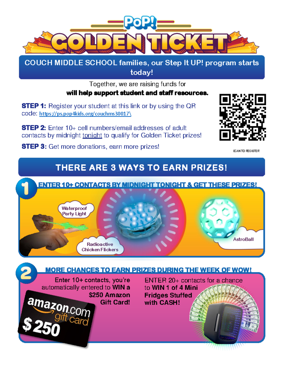 Golden Ticket - sigma - STEP 1: Register your student at this link or ...